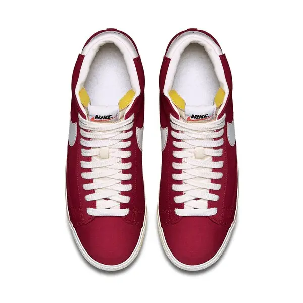 Nike Blazer High Top Suede Sneakers - Red