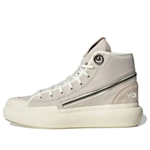 Adidas Y-3 Ajatu Court High Sneakers - Light Grey