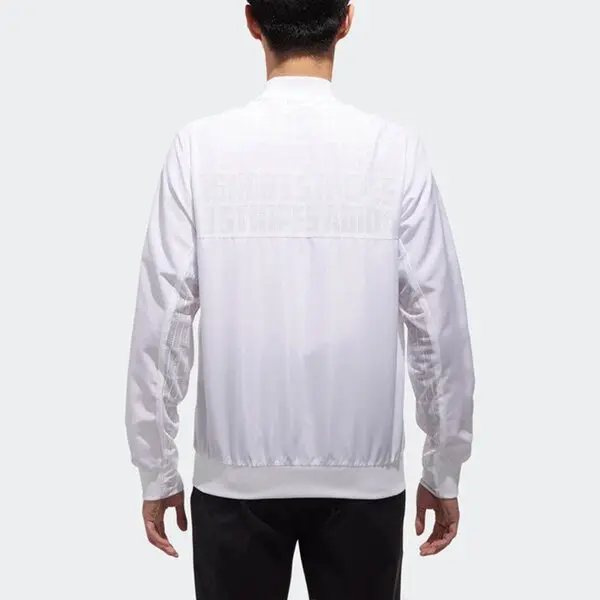 Adidas Neo Solid Color Casual Zipper Aviator Jacket