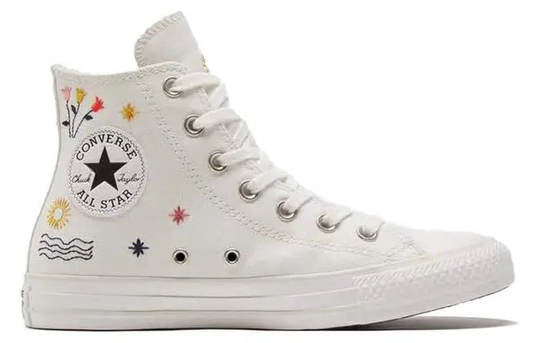 CONVERSE Chuck Taylor All Star High Top "it's Okay To Wander - Ivory