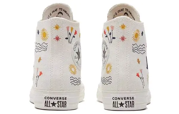 CONVERSE Chuck Taylor All Star High Top "it's Okay To Wander - Ivory