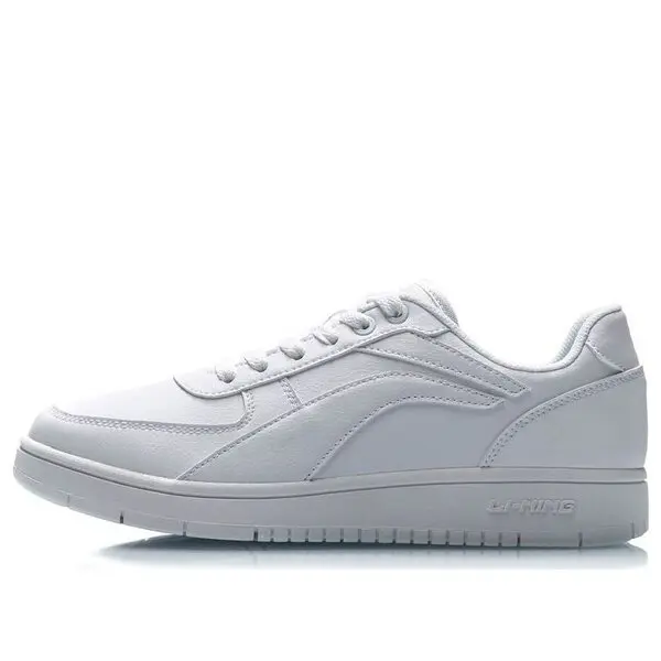 LI-NING Classic Skateboarding Low Top Sneakers - White