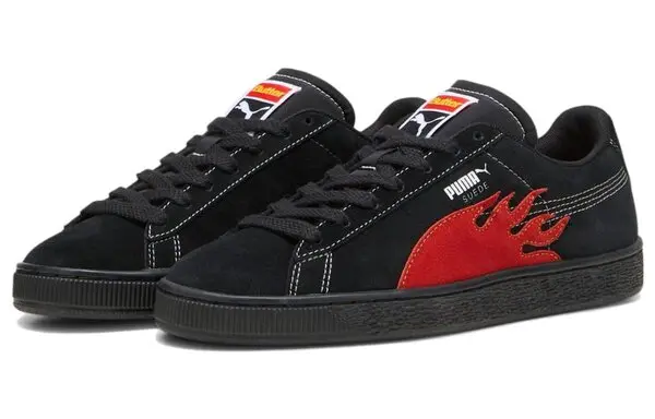 PUMA X Butter Goods Suede Classic Sneakers - Black/red