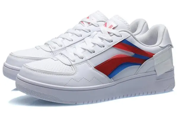 LI-NING Sport Leisure Low Top Sneakers - Whiteredblue