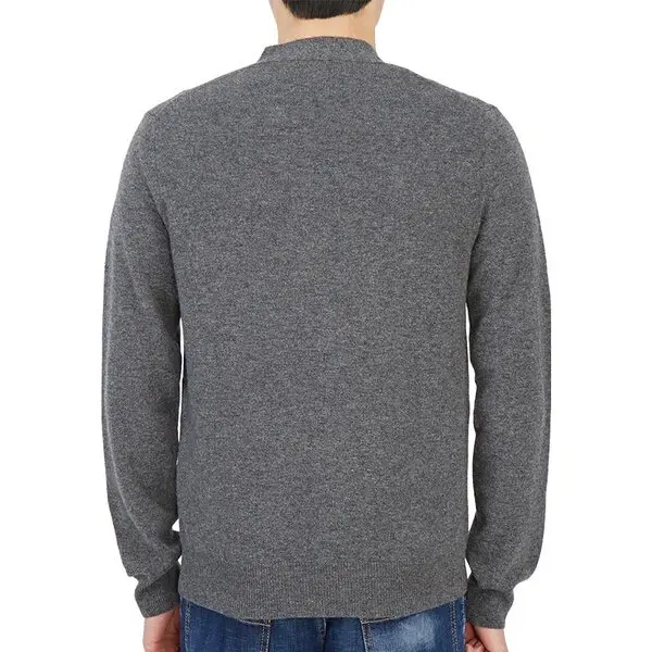 Play Comme Des Garcon Cardigan With Emblem Detail - Grey