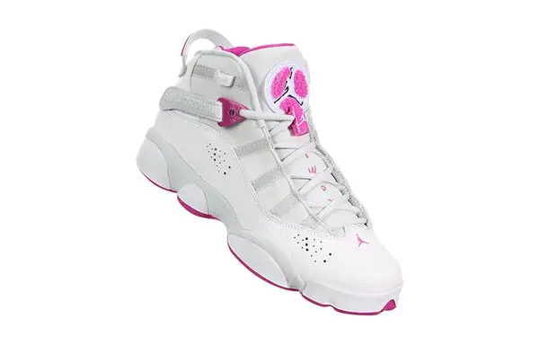 JORDAN 6 Rings "platinum Fuchsia - Grey