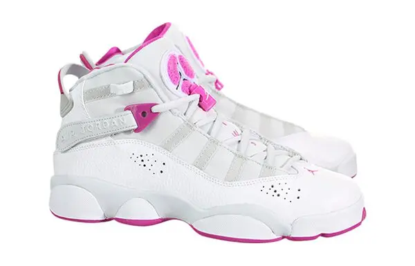 JORDAN 6 Rings "platinum Fuchsia - Grey