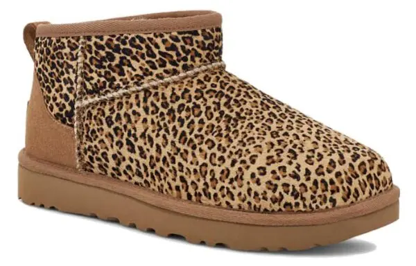UGG Ultra Mini Speckles Ankle Boots - Brown