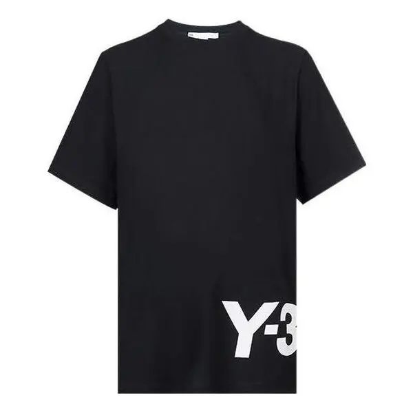 Adidas Y-3 Ch1 Short Sleeve Large Logo Tee - Black