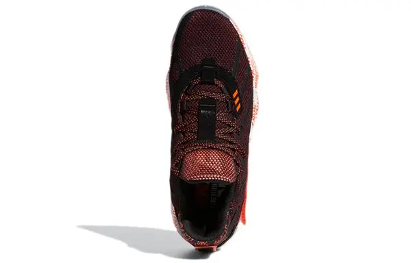 Adidas Dame 7 "i Am My Own Fan 2kday" High Top Sneakers - Black/orange/white