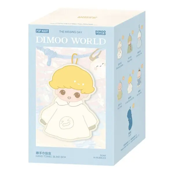 POP MART Dimoo The Missing Day Series Hand Towel Sealed Case
