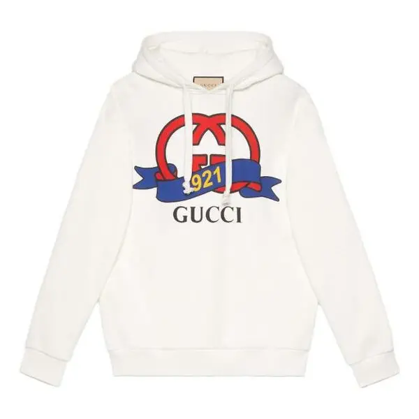 Gucci Interlocking G 1921 Print Sweatshirt - White/blue/red