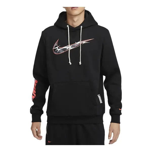 Nike Standard Issue Hoodie - Black/orange