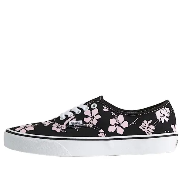 VANS Authentic Floral Sneakers - Black/pink