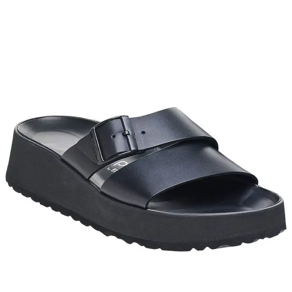 BIRKENSTOCK Almina Leather Platform Sandals