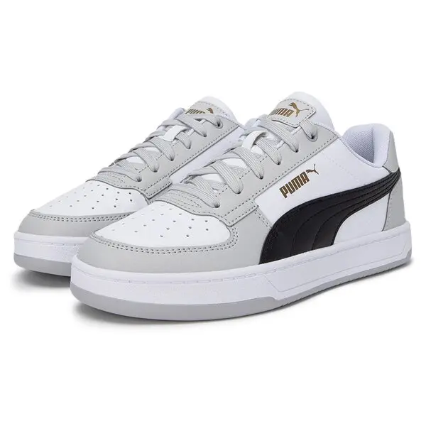 PUMA Caven 2.0 Lace Up Sneakers - White/grey/black