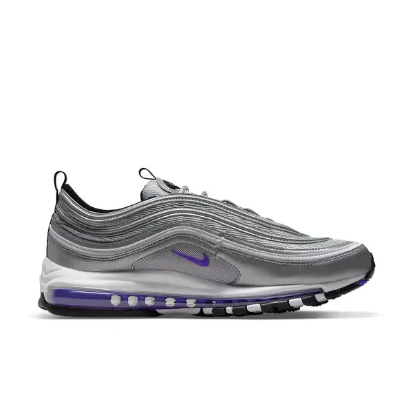 Nike Max 97 "silver Violet" Athletic Sneakers - Silver/violet