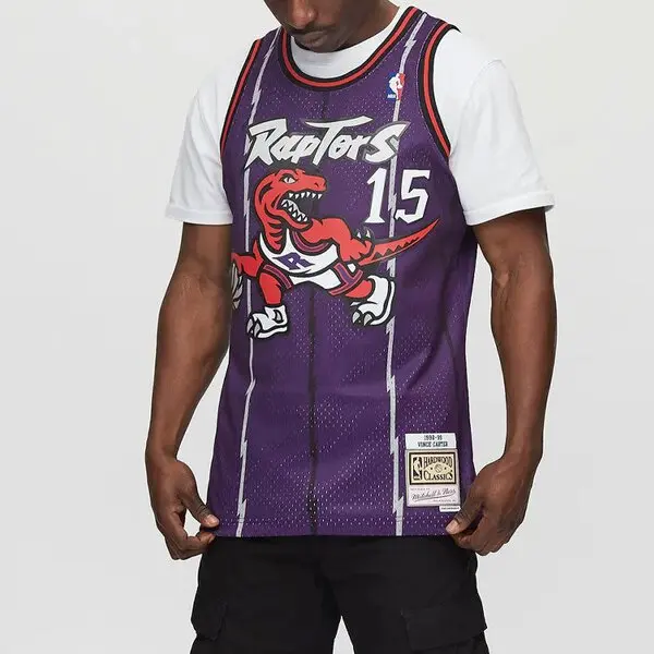 Mitchell & Ness Toronto Raptors Vince Carter Retro Basketball Jersey - Purple