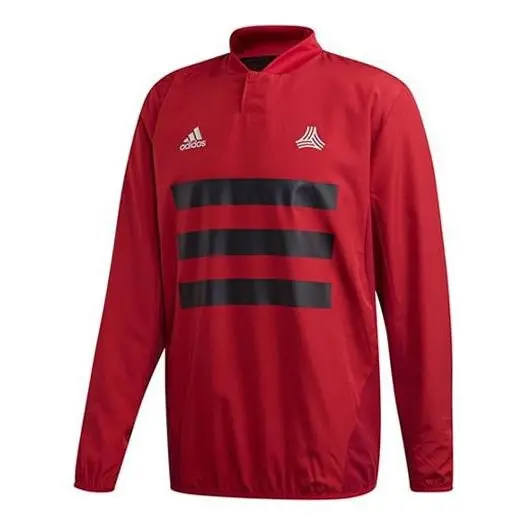 Adidas Casual Sports Pullover Long Sleeves T-shirt - Red