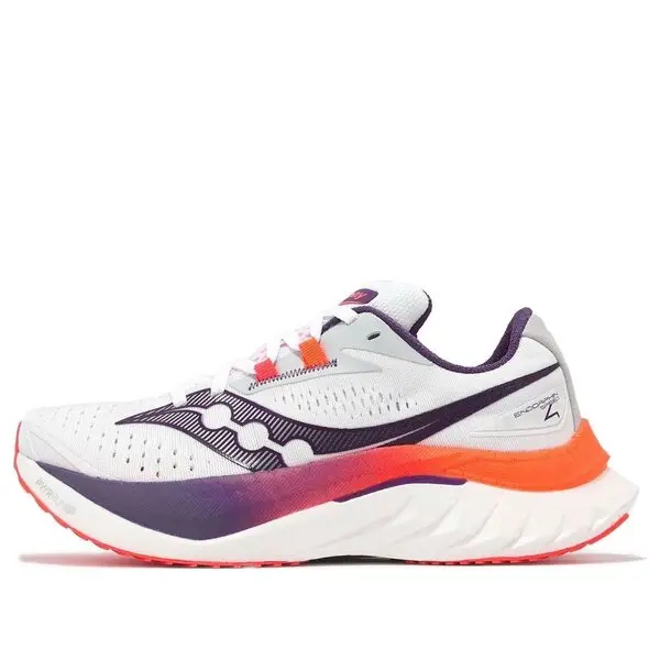 Saucony Endorphin Speed 4 Athletic Sneakers - White/violet