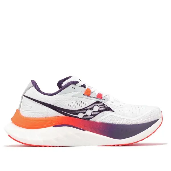 Saucony Endorphin Speed 4 Athletic Sneakers - White/violet