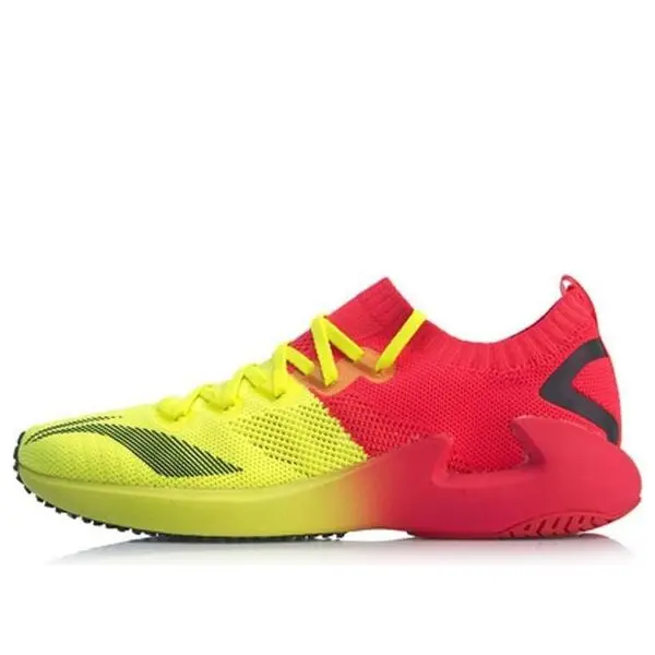 LI-NING Zhuifeng Knit Sneakers - Yellow/red