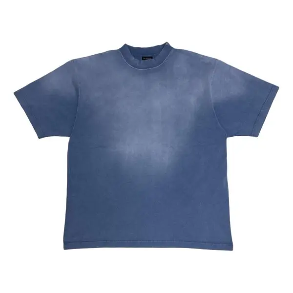 Balenciaga Hand-drawn T-shirt - Blue