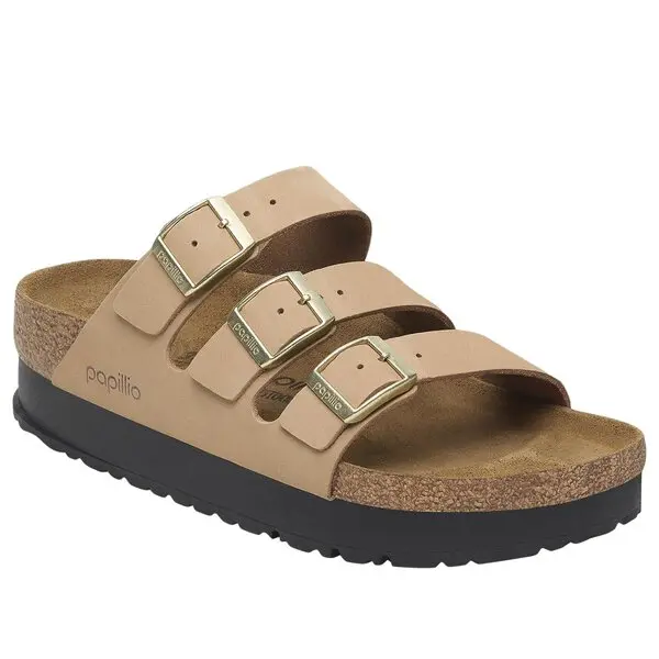 BIRKENSTOCK Florida Flex Platform Sandals - Sandcastle