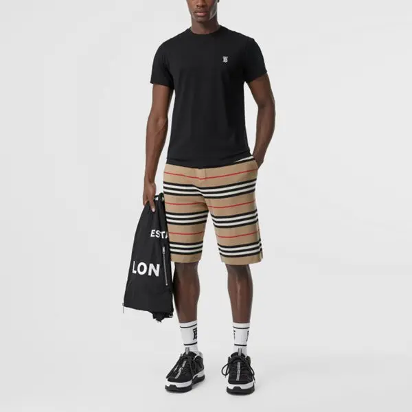 Burberry Tb Logo Classic Short Sleeve - Black