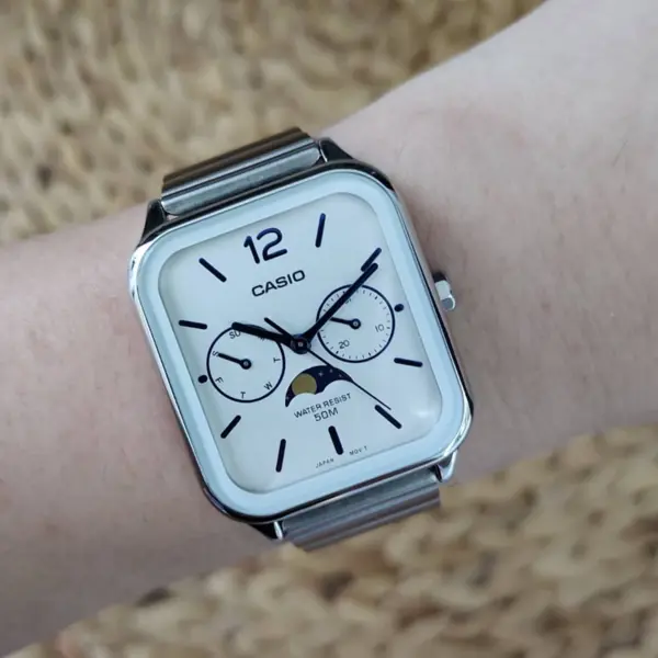 Casio Monophase Quartz Stainless Steel Watch