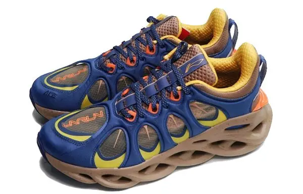 LI-NING Arc Ace X 2019 New York Fashion Week Sneakers - Blue/brown