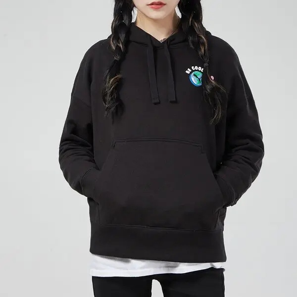 PUMA Downtown Graphic Hoodie - Black/blue/pink