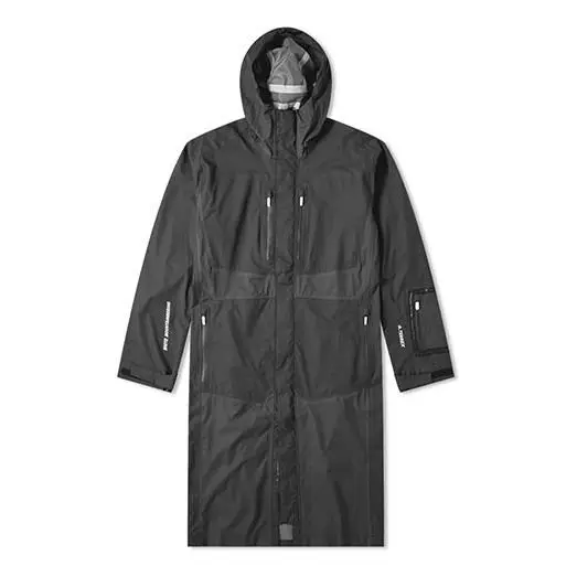 Adidas Terrex_wm 3l Jacket Casual Sports Long Hooded Jacket - Black