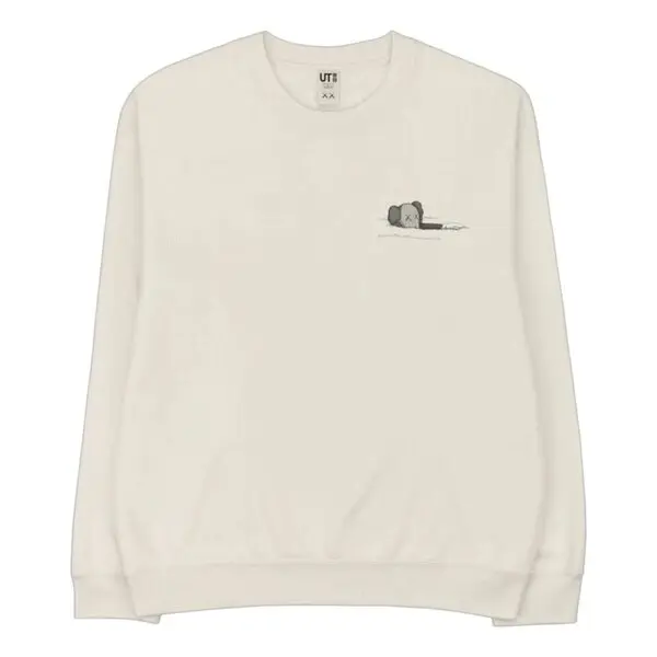 Uniqlo Kaws Graphic Sweatshirt - Beige