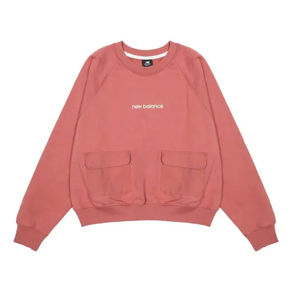 NEW BALANCE Casual Pocket Sweatshirt - Rose Pink