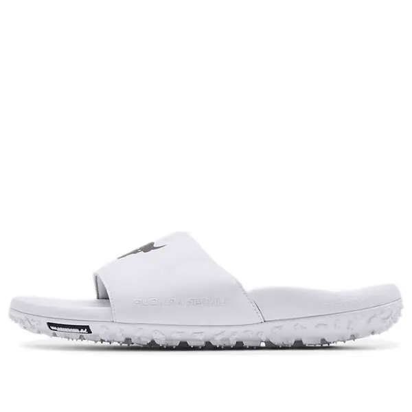 Under Armour Project Rock Slides - White