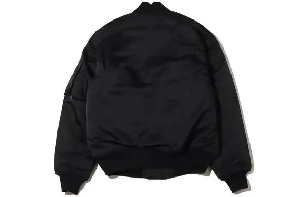 JORDAN Air Essentials Statement Varsity Bomber Jacket - Black/sail
