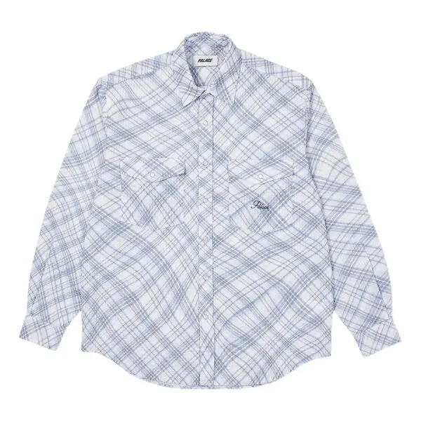 PALACE Warp Check Shirt - Blue