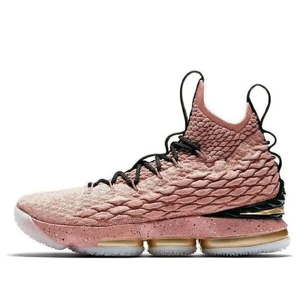 Nike Lebron 15 "hollywood" High Top Sneakers - Rust Pink