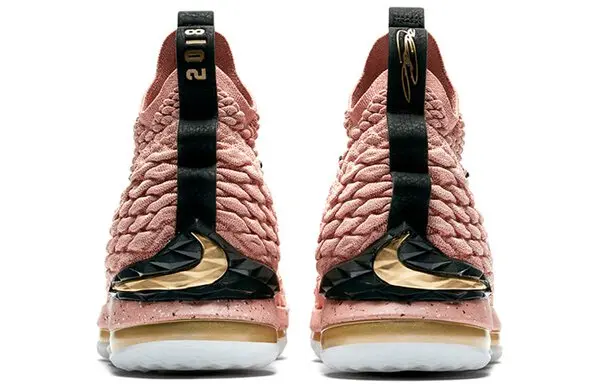 Nike Lebron 15 "hollywood" High Top Sneakers - Rust Pink