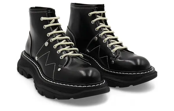 Alexander McQueen Tread Lace Up Boot