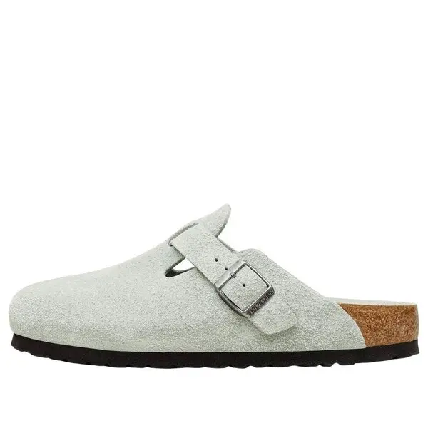 BIRKENSTOCK Boston Soft Footbed Clogs - Pure Sage