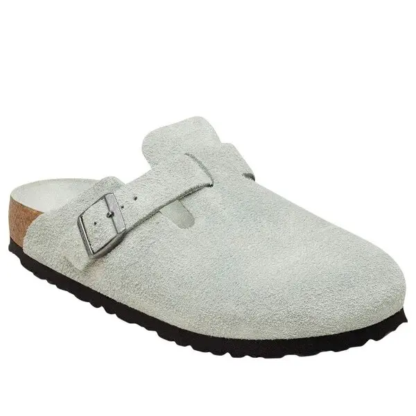 BIRKENSTOCK Boston Soft Footbed Clogs - Pure Sage