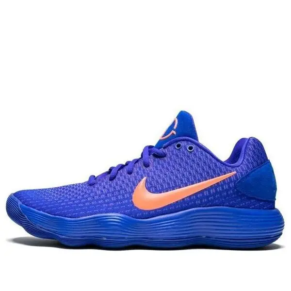Nike Hyperdunk 2017 Low Top Athletic Sneakers - Racer Blue/orange