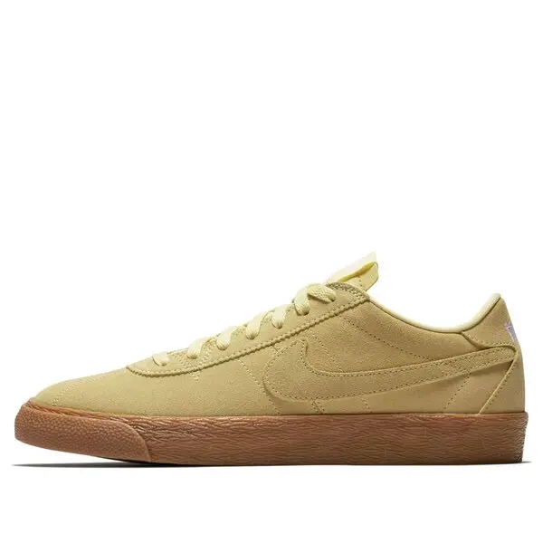Nike Zoom Bruin Premium Se "lemon Wash" Skate Shoes - Yellow