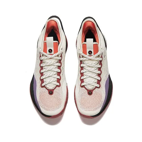 ANTA Three-pointer Rain 'rocco' Sneakers - Beige/black/red