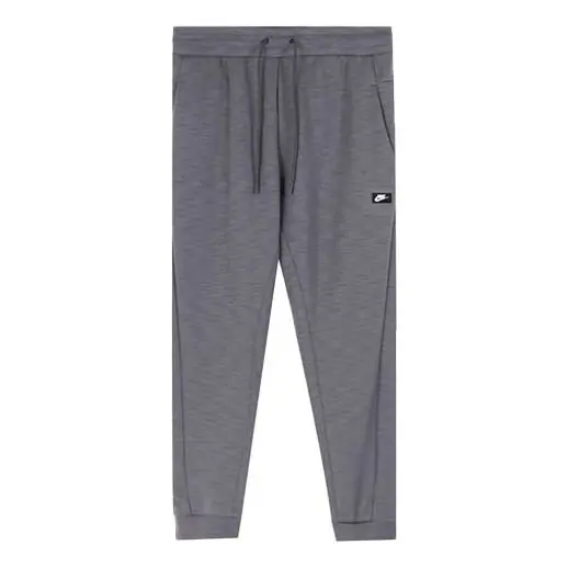 Nike Small Label Knit Breathable Sports Long Pants Gray - Grey
