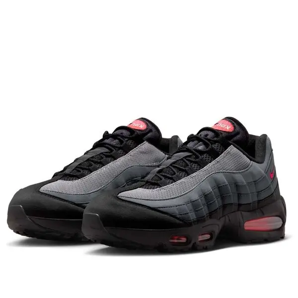 Nike Max 95 Og "big Bubble" Sneakers - Black/bright Crimson/anthracite