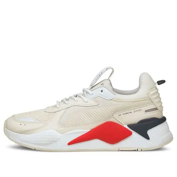 PUMA Rs-x "pop" Marshmallow Poppy Red Sneakers - White