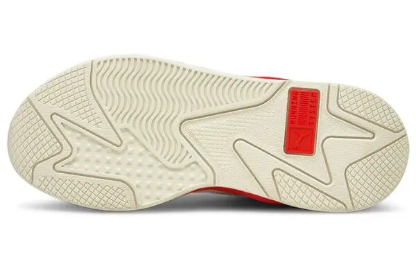 PUMA Rs-x "pop" Marshmallow Poppy Red Sneakers - White